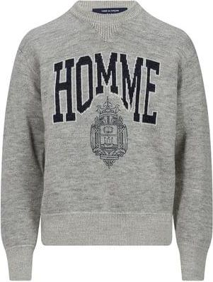 Comme Des Gar&ccedil;ons Pull droit col rond en laine m&eacute;lang&eacute;e