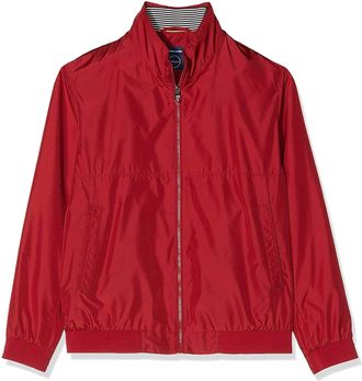 Pierre Cardin Herren Blouson Techno Solid Airtouch Jacke, Rot (Fire 5050), Medium (Herstellergröße: 50)