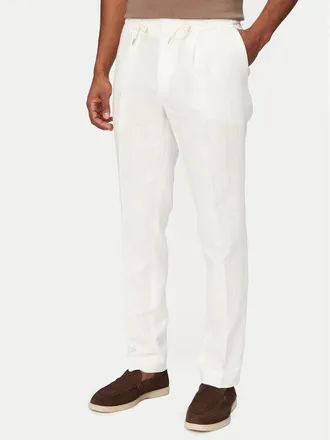 HUGO BOSS Stoffhose 50559695 Creme Regular Fit