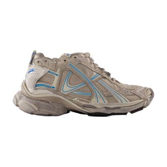 Balenciaga Unisex Chunky Technical Runner Sneaker Beige Synthetic