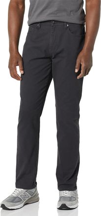 Amazon Essentials Herren 5-Pocket-Stretch-Twillhose, Sportlich Geschnitten (erh&auml;ltlich in Big & Tall), Verwaschenes Schwarz, 36W / 31L