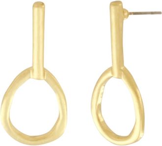 Dansk Copenhagen Boucle doreille Elysian - Femme - Accessoires - Jaune - Taille: ONE Size