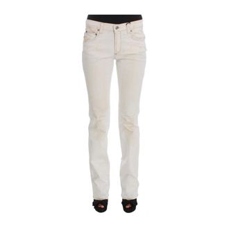 Costume National Femme, Pantalons, Blanc, Taille: W26 Jeans Bootcut Slim Fit