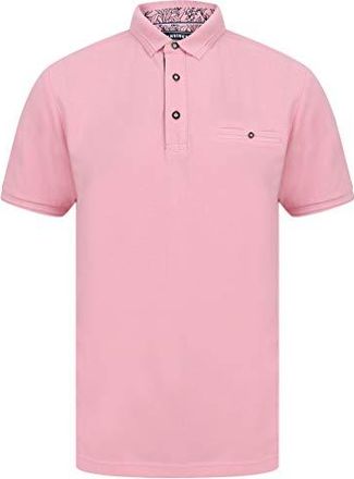 Kensington Eastside Providence Polo uni 100 % coton piqu&eacute; pastel - Rose - Small
