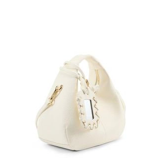 Ganni Sac Hobo Mini &agrave; &eacute;tiquette miroir
