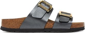 Birkenstock Pantoletten Sydney Cushion Buckle 1031689 Schwarz