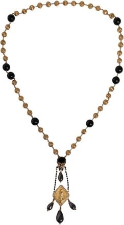 Dolce & Gabbana Femme, Accessoires, Jaune, Taille: ONE Size Collier de perles