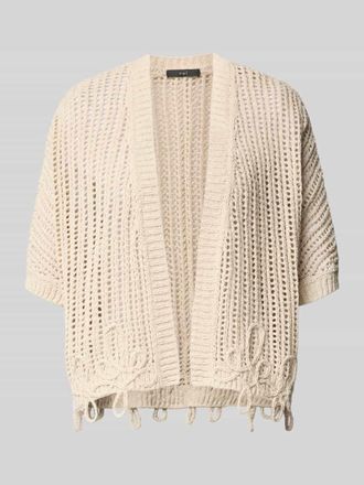 Oui Strickweste in offener Passform mit 1/2-Arm