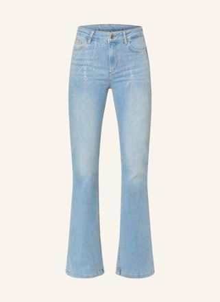 Liu Jo Liu Jo Flared Jeans Beat Mit Schmucksteinen blau