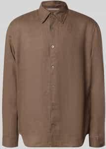 Jack & Jones Regular Fit Leinenhemd aus reinen Leinen Modell Lawrence