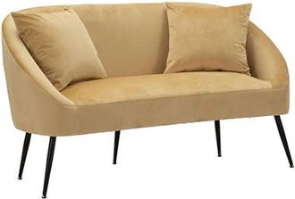 Dmora Sofa 2-Sitzer Javari 137x69x79h cm Braun