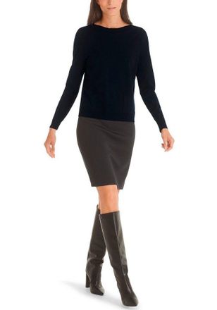 Marc Cain Rundhalspullover Collection Essential Premium Damenmode Pullover Rethink Together