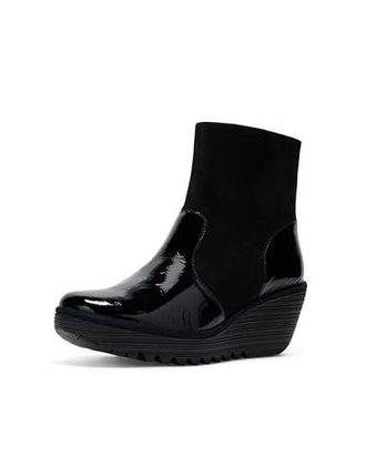 FLY London Femme Yuxi506fly Botte Tendance, Noir, 38 EU