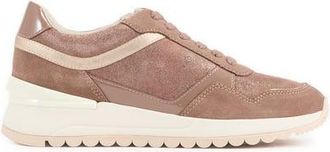 Geox Baskets basses Desya en cuir m&eacute;lang&eacute;