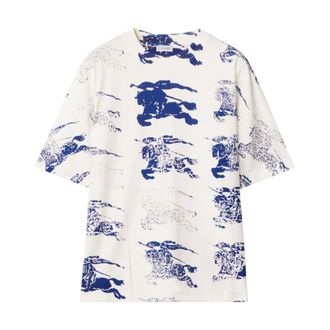 Burberry Stilvolles T-Shirt - - Tops - Damen - Wei&szlig; - S