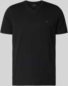 Fynch-Hatton T-Shirt mit Label-Stitching