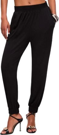 Liu Jo Femme, Pantalons, Noir, Taille: 38 FR Va6125 Jersey Pantalons