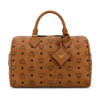 MCM Mcm, Femme, Sacs, Brun, Taille: ONE Size Ella Handbag