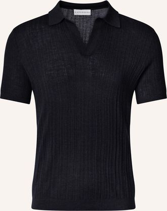 Kiefermann Kiefermann Strick-Poloshirt Bortiso Aus Merino blau