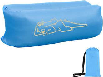 Generic Campingluftsofa - wasserdichte aufblasbare Couch, Quadratliege | Ergonomischer Nackenkissenstuhl, leichte Bequeme Sitzgelegenheiten für Reisende im Fr