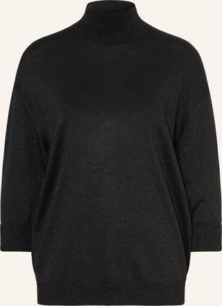 Dorothee Schumacher Dorothee Schumacher Pullover Shimmering Merino Mit 3/4-Arm schwarz