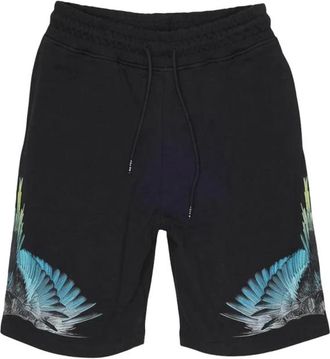 Marcelo Burlon Homme, Shorts, Noir, Taille: S Sporty Bermuda Shorts