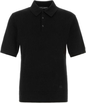 Dolce & Gabbana Homme, Tops, Noir, Taille: L Polo