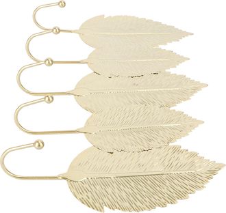 Garneck Kreativer Wandhaken aus Eisen mit Blattform-Haken Multifunktionaler Schlüssel Aufbewahrungsständer für Flur und Eingang Stilvoller Stabiler Türhaken z