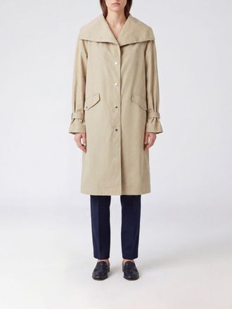 Toteme Trench-coat en coton biologique coupe d&eacute;contract&eacute;e longueur genou