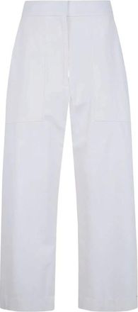 STUDIO NICHOLSON Femme, Pantalons, Blanc, Taille: 40 FR Diome Twist Seam Button Front Pant