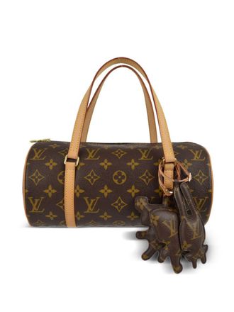 Louis Vuitton x Comme des Garçons sac à main Papillon 26 pre-owned (2008) - Marron