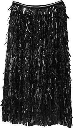 Generic Jupe Paillette Femme Jupes Sequin Jupe Paillettes Dor&eacute;e et &Eacute;lastique pour Femme Style &Eacute;l&eacute;gant pour Vacances et F&ecirc;tes