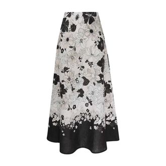 Zimmermann Femme, Jupes, Multicolore, Taille: 40 FR Jupe Midi Pop Blass
