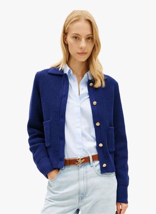 Tommy Hilfiger Cardigan c&ocirc;tel&eacute; en coton