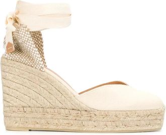 Castaner Femme, Chaussures, Blanc, Taille: 36 EU Chiara Wedge Espadrille