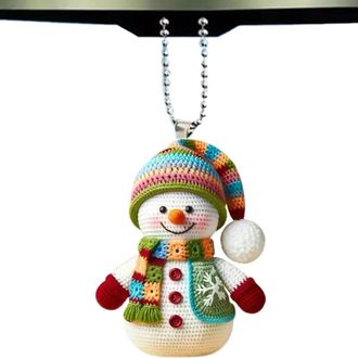 Generic Weihnachts- -Ornamente - -Ornamente f&uuml;r den Weihnachtsbaum | Geh&auml;kelter -Rucksackanh&auml;nger aus Acryl | Christbaumschmuck, Partyzubeh&ouml;r f&uuml;r den Weihnach