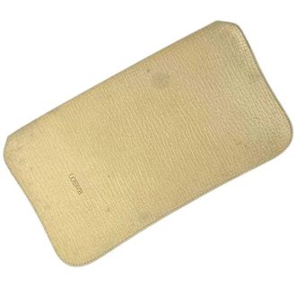Loewe Pre-owned Leather Wallet - - Pre-owned - Damen - Beige - ONE SIZE
