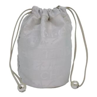 Chanel Pre-owned Canvas pouches - - Pre-owned - Damen - Wei&szlig; - ONE SIZE