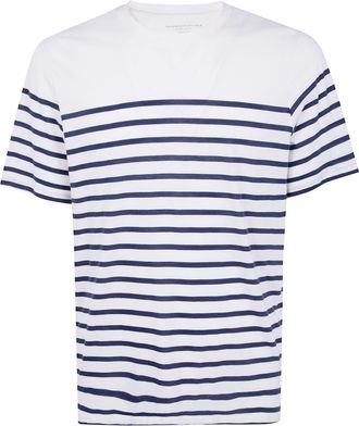Majestic Ighe And Solid Carre Round Neck Sweater