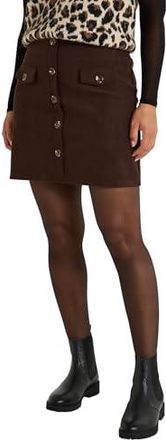 Grain de Malice Jupe trap&egrave;ze Courte en Velours
