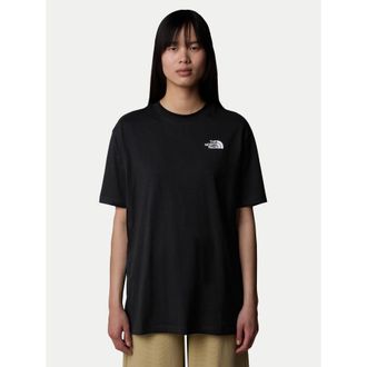 The North Face T-Shirt Simple Dome NF0A87NQ Schwarz Oversize