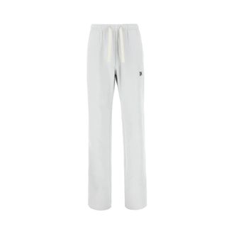 Palm Angels Monogramm-bestickte Hose mit Kordelzug - - Trousers - Herren - Blau - XS
