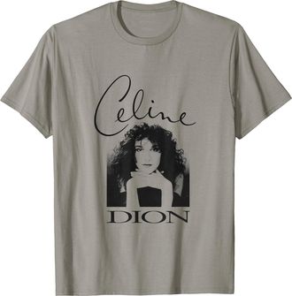 C&eacute;line Dion Offizielles Celine Dion Schwarz-Wei&szlig;-Foto T-Shirt