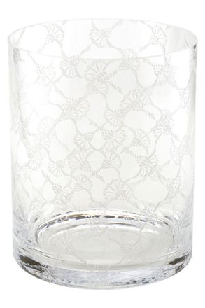 Joop Vase Allover, Transparent, Glas, zylindrisch, 22 cm, Dekoration, Vasen, Glasvasen