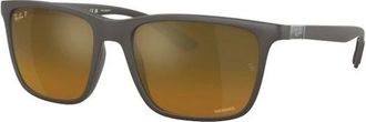 Ray-Ban Homme, Accessoires, Brun, Taille: 58 MM Rb4385 Lunettes de soleil