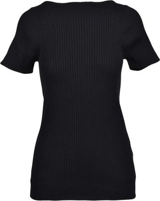 Sportmax Femme, Pulls, Noir, Taille: 42 FR Tricot ras du cou