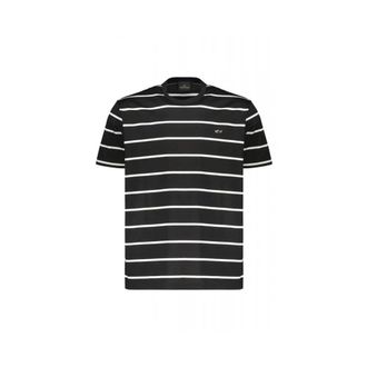 Paul & Shark Homme, Tops, Noir, Taille: M T-Shirt &agrave; Rayures