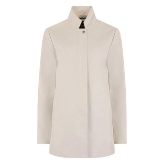 Moorer Veste &agrave; col montant - Femme - Vestes - Beige - Taille: 38 FR