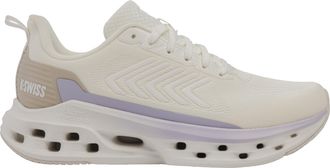 K-Swiss Damen Melrose Tubes LITE Running Shoe, Snow White/Light Gray/Lilac, 41.5 EU