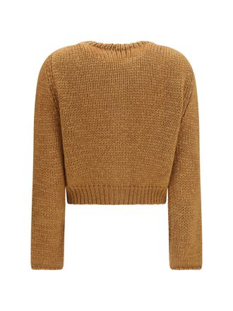 Forte_Forte Womens Chunky Knit Cardigan With Buttons Heliodore Sweater